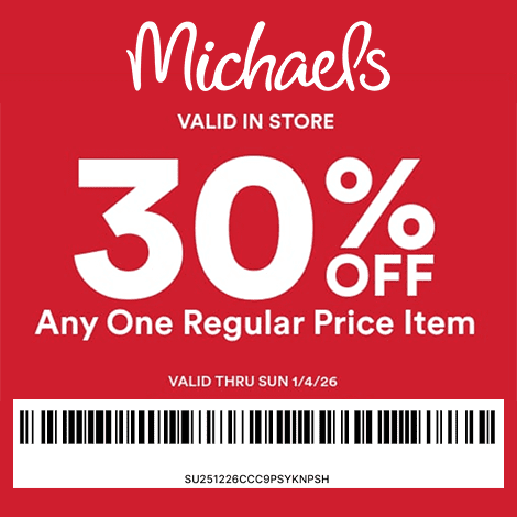 Michaels: 30% Off | The Mall at Greece Ridge
