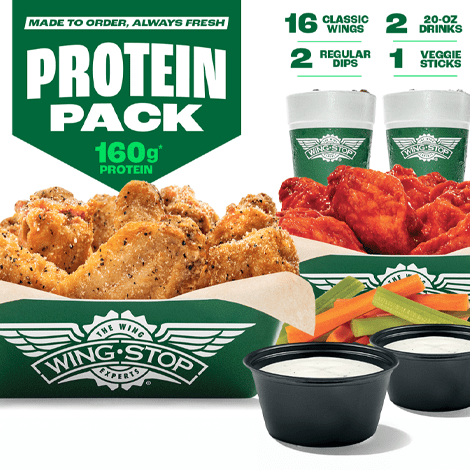 Wingstop: Protein Pack (160g)! | The Mall at Greece Ridge